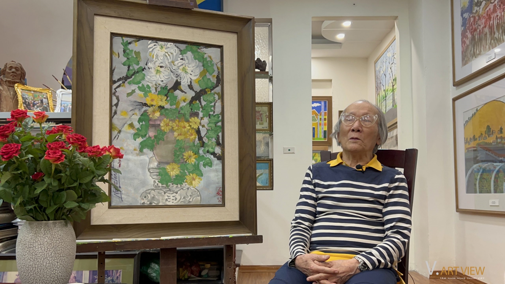‘MISS THUY KIEU FLOWERS’ OF ARTIST NGOC LINH (BORN 1930) - Viet Art View