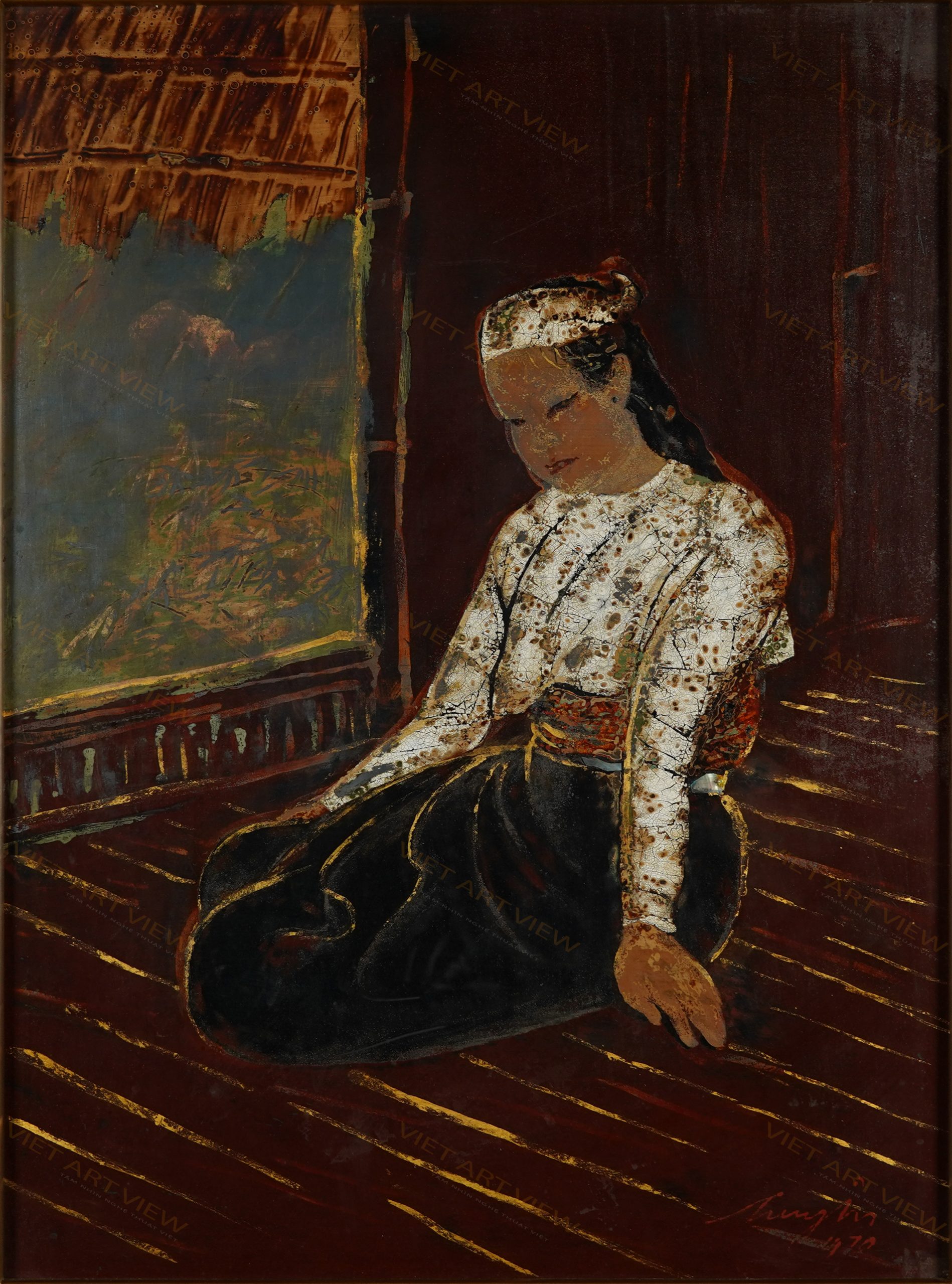 ‘A YOUNG WOMAN OF MUONG IN MAI CHAU’ OF NGUYEN HUYEN (1915- 1994 ...