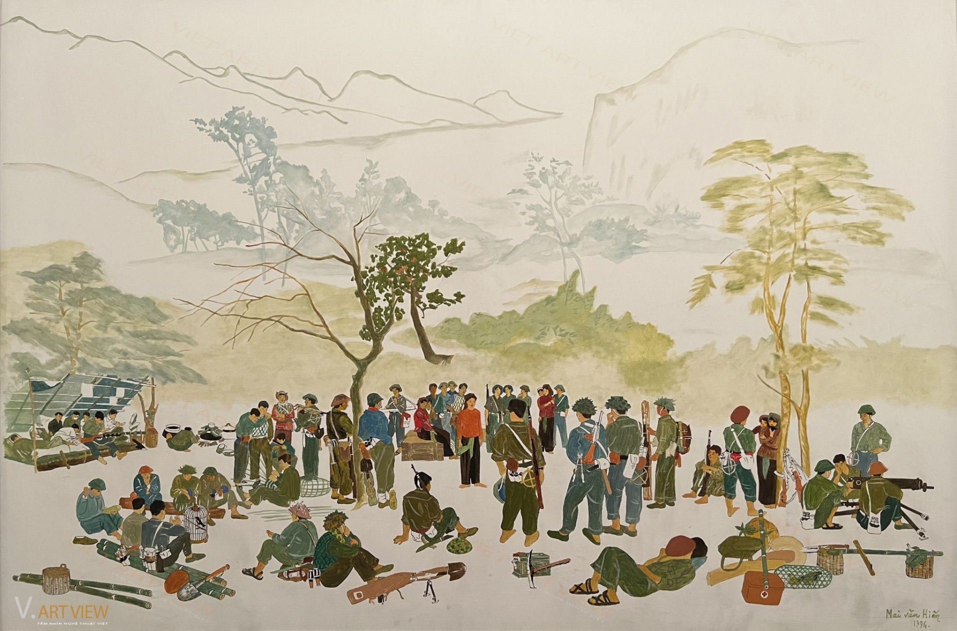 EXHIBITION ‘MILITARY AND PEOPLE’ ON THE 78th CELEBRATION OF VIETNAM ...