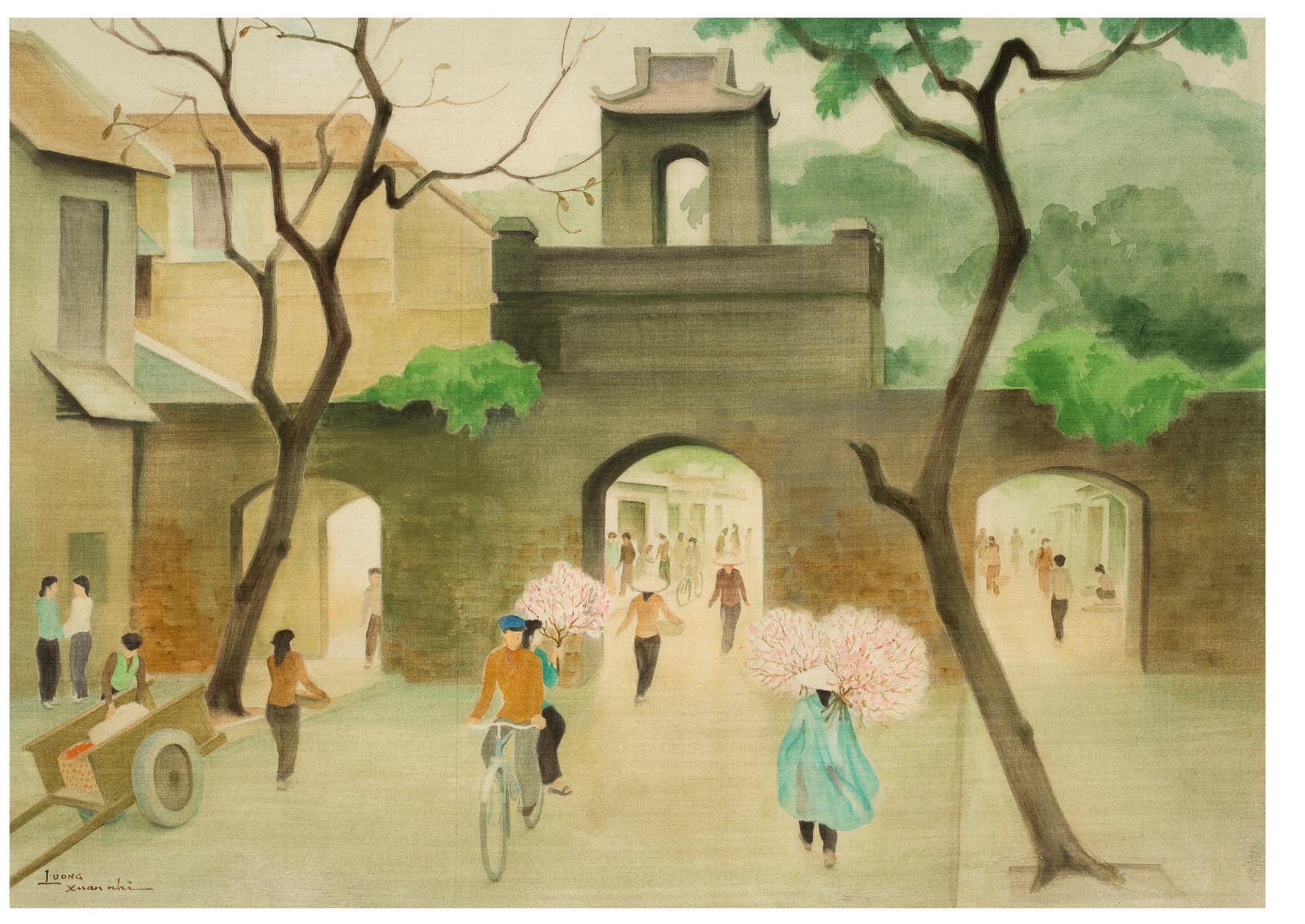 Về hai bức tranh lụa của họa sĩ Lương Xuân Nhị - Viet Art View